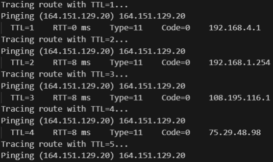 Ping Trace | John Paul's Portfolio